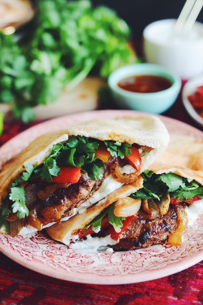 Shawarma Turkey Burgers - Grilled Cheese Social