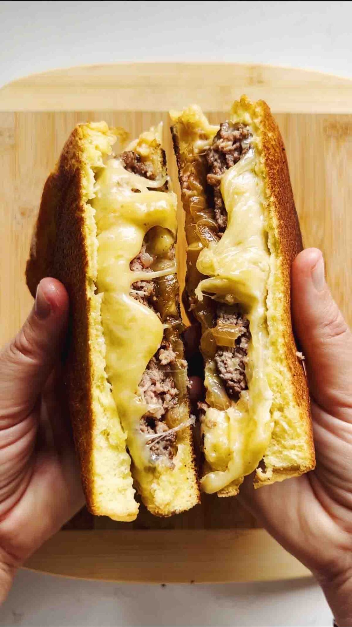 Truffle Smash Burger Grilled Cheese - Grilled Cheese Social