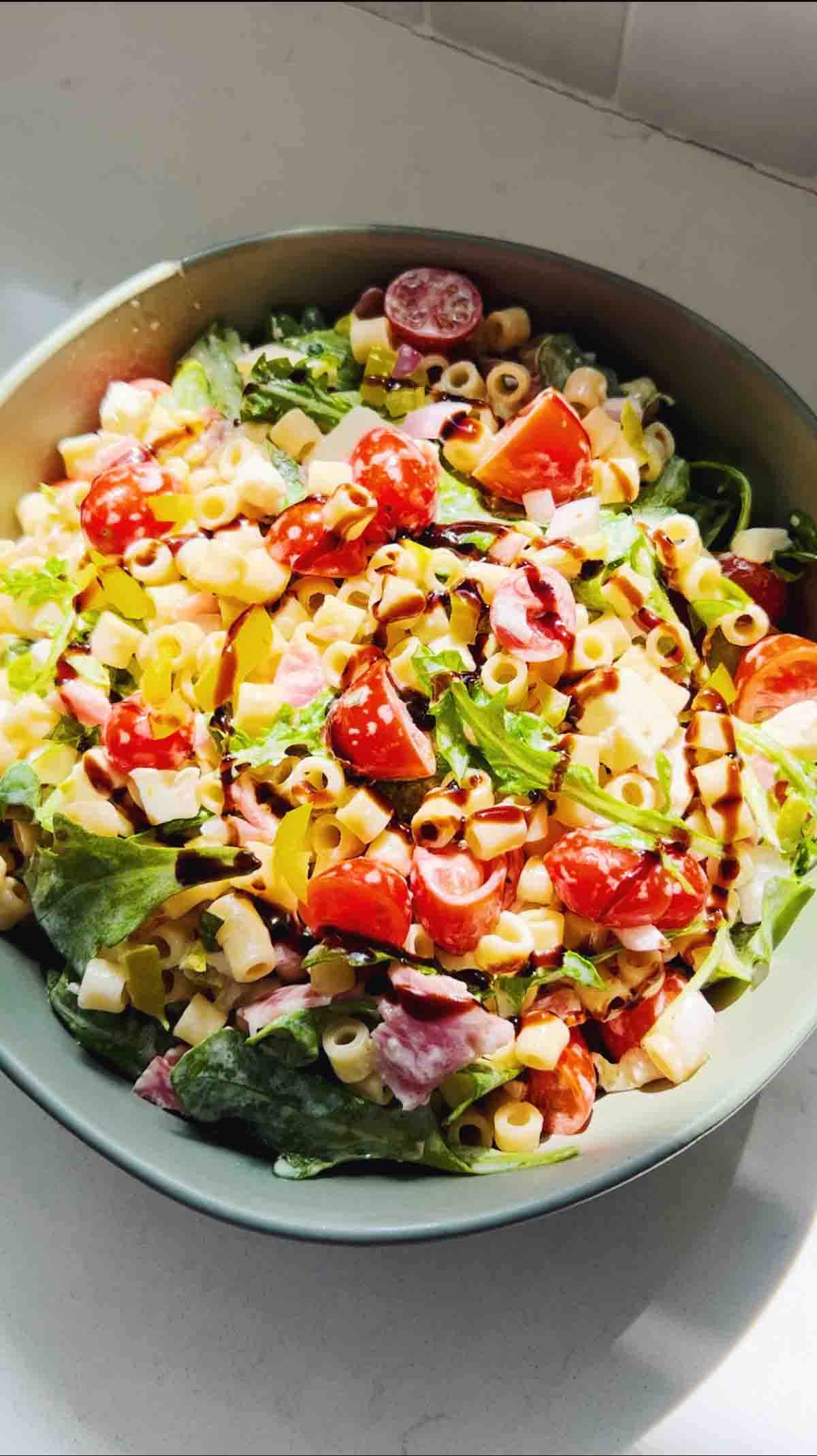 Viral Grinder Pasta Salad - Grilled Cheese Social