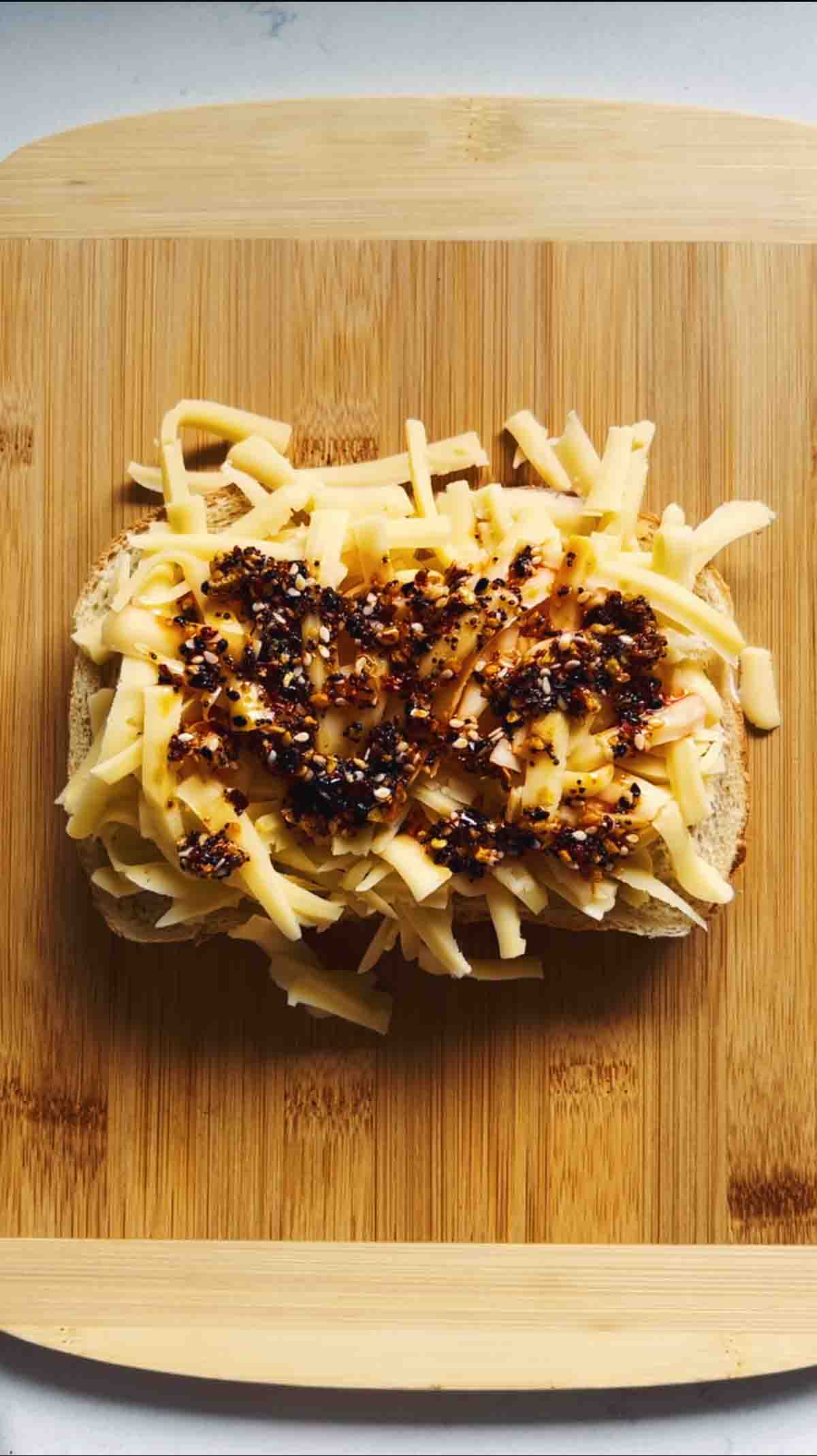 Honey Grilled Cheese with Crispy Chili - Grilled Cheese Social