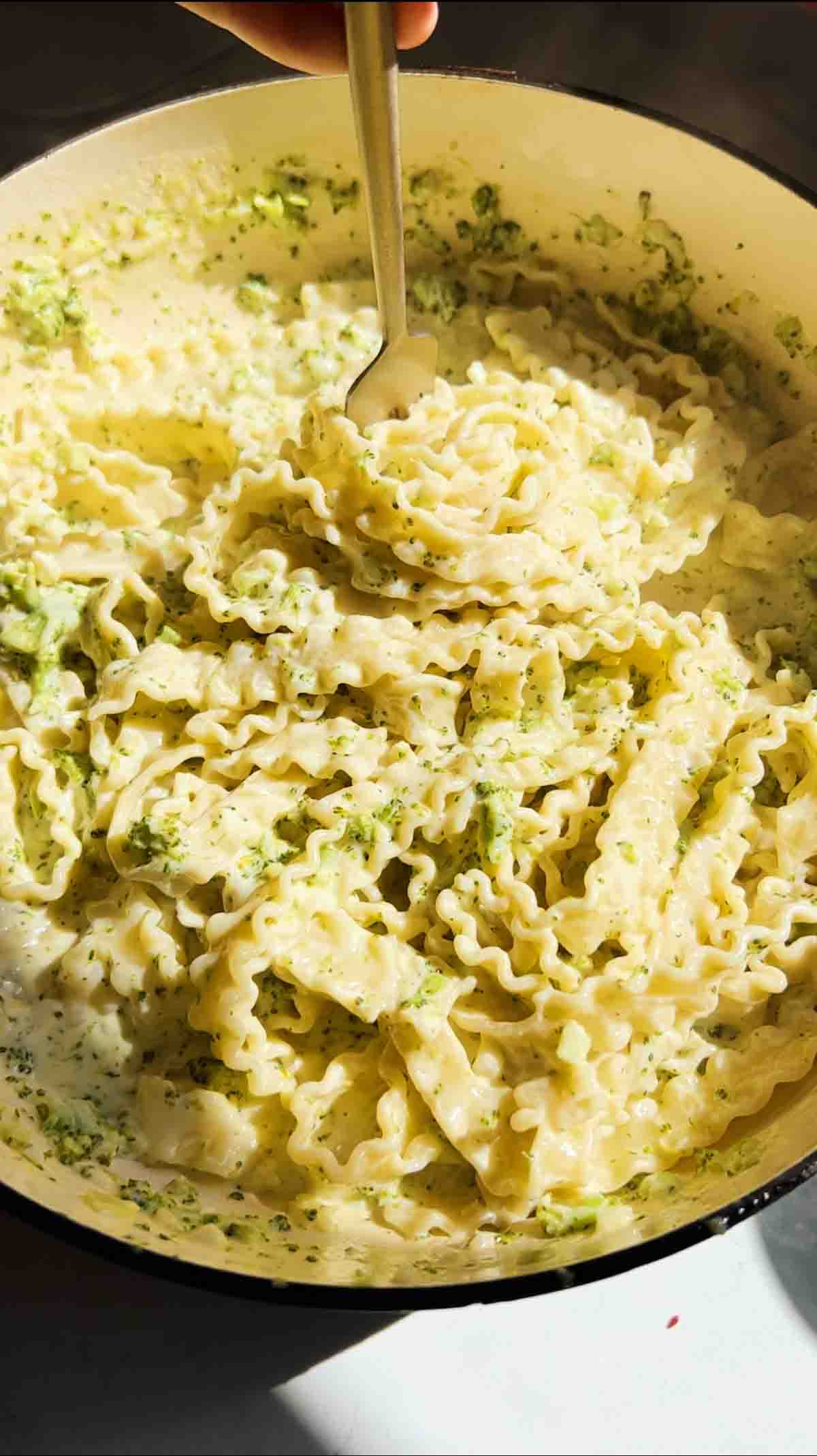 Mafaldine Pasta Limone With Broccoli - Grilled Cheese Social