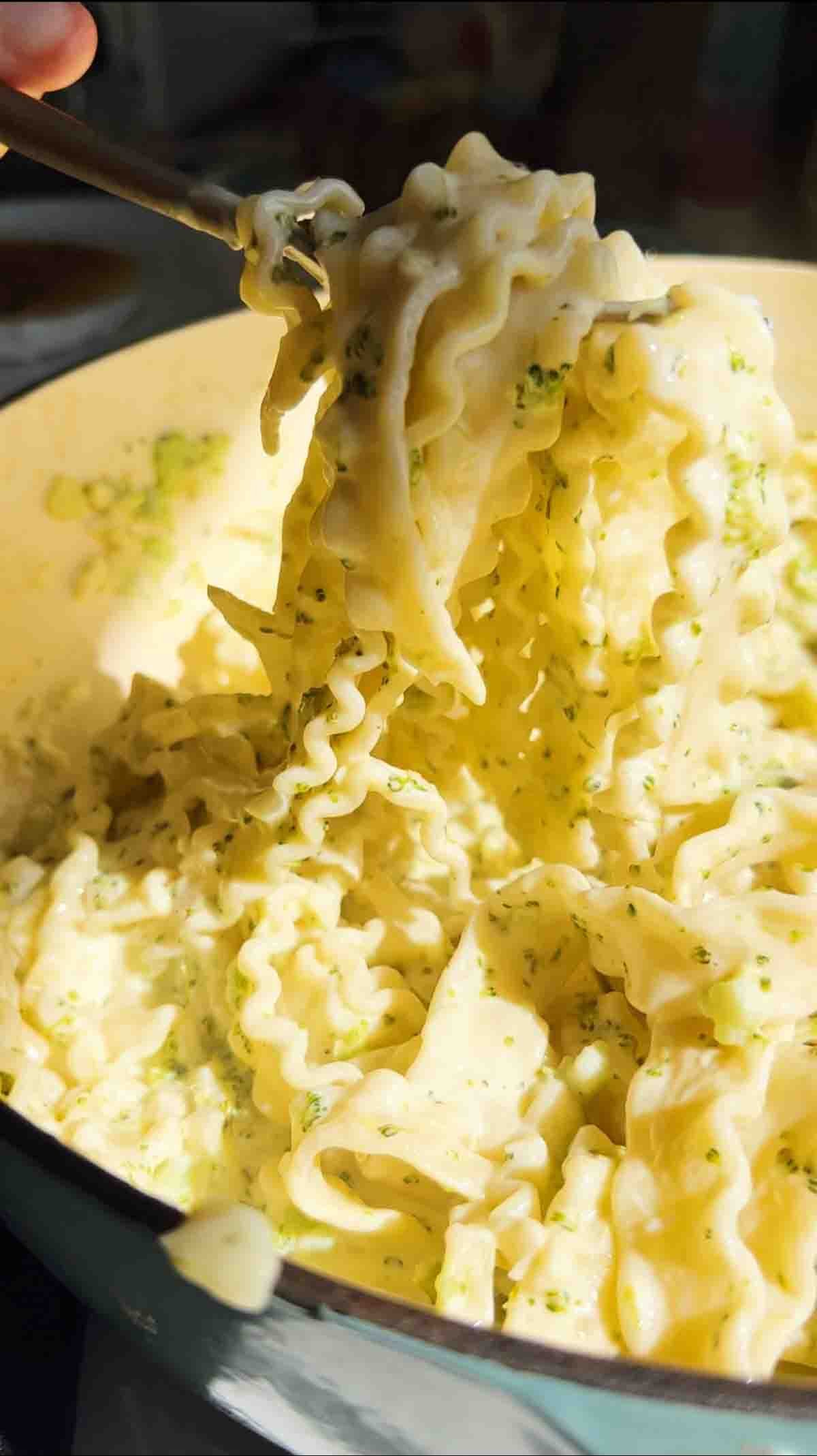 Mafaldine Pasta Limone With Broccoli - Grilled Cheese Social