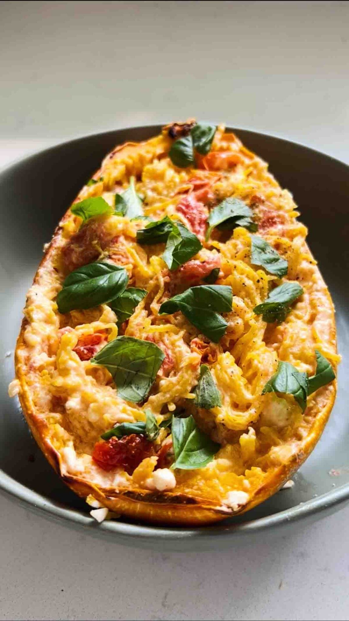 Baked Feta Spaghetti Squash - Grilled Cheese Social