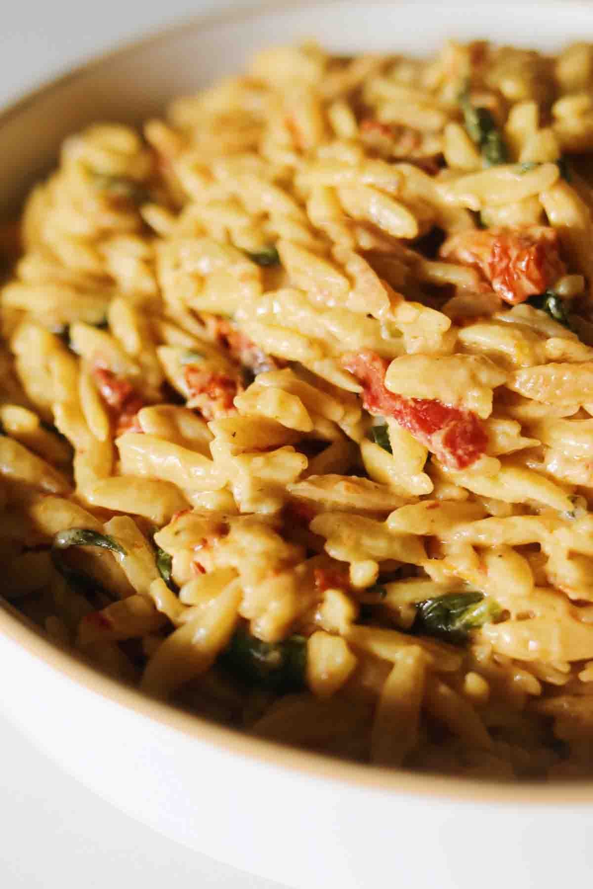 Sun Dried Tomato Orzo - Grilled Cheese Social
