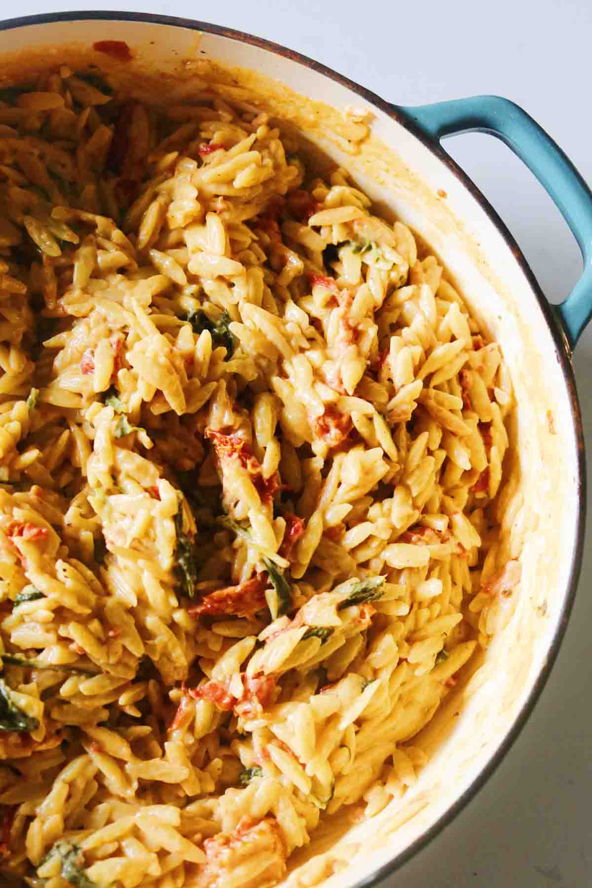 Sun Dried Tomato Orzo - Grilled Cheese Social