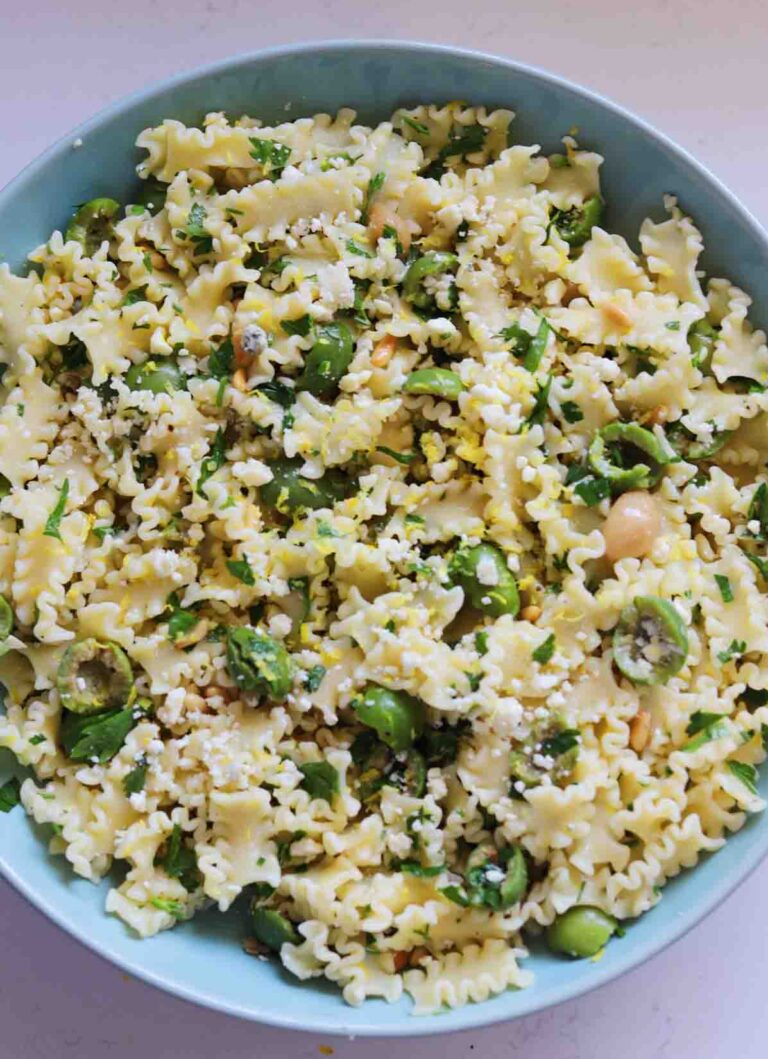 Dirty Martini Pasta Salad - Grilled Cheese Social