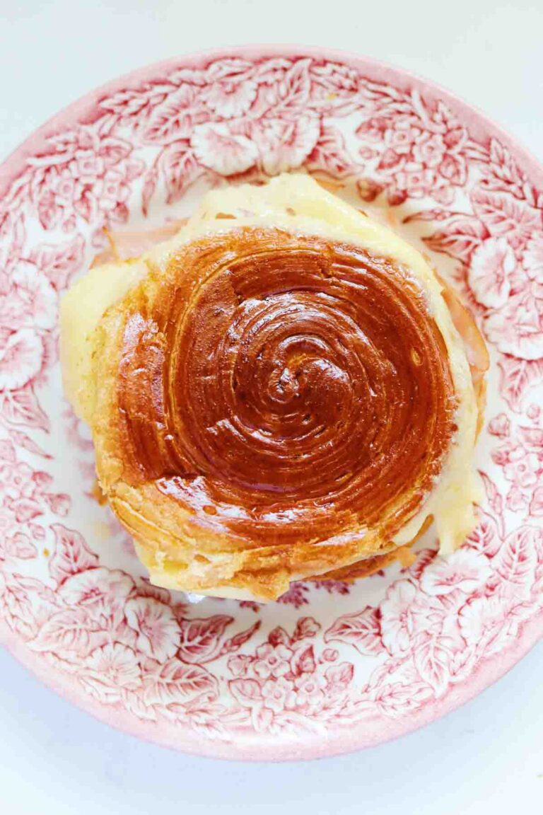 Hot Croissant Buns with Ham and Comte Cheese - Grilled Cheese Social