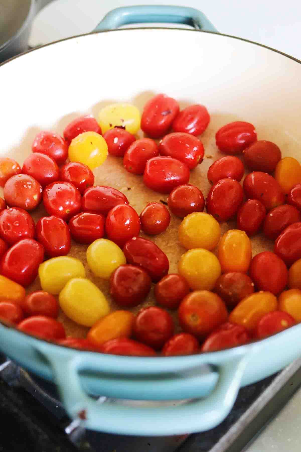 Trader Joe's Ricotta & Lemon Zest Ravioli with Burst Tomato Sauce ...