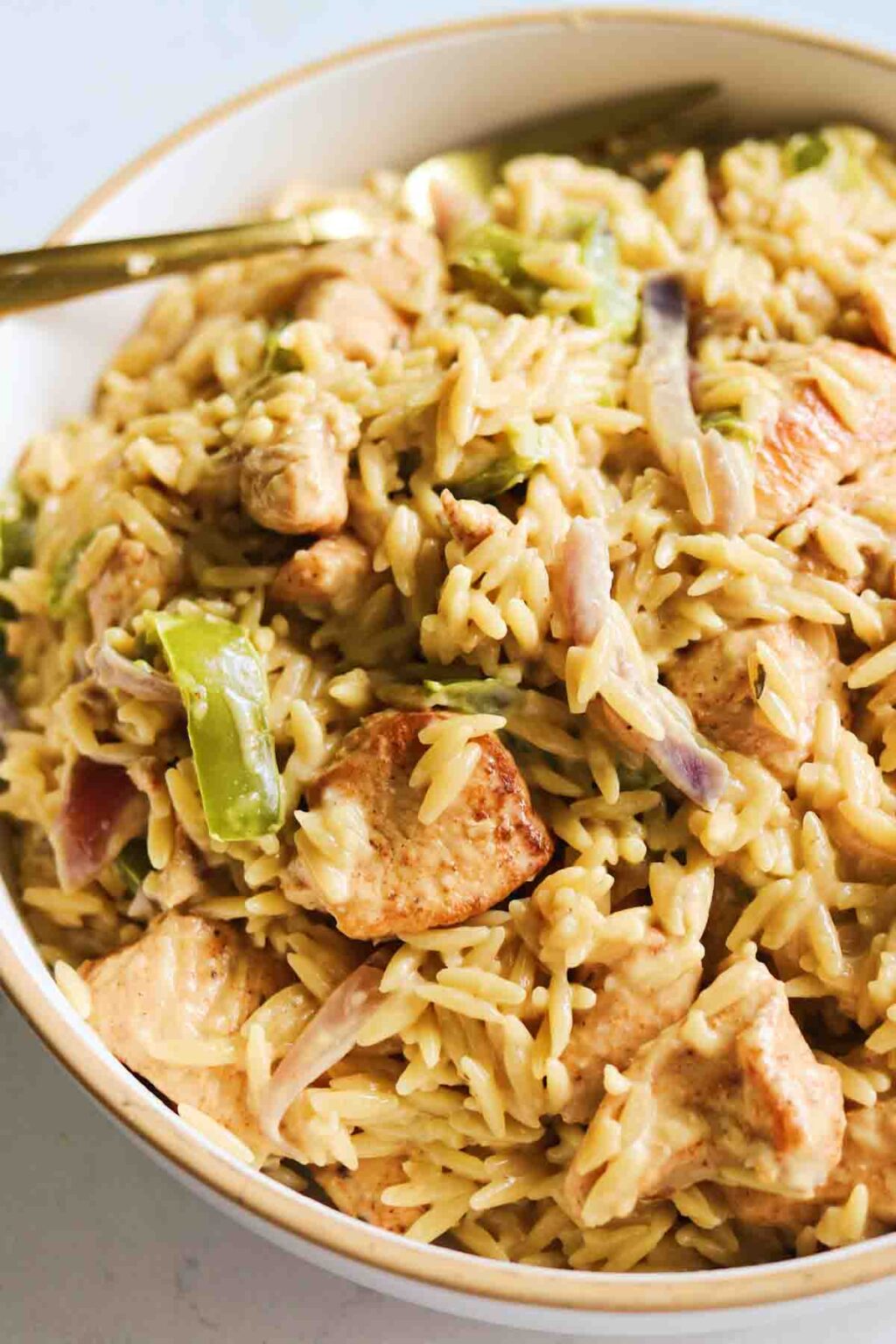 Cajun Chicken Orzo - Grilled Cheese Social