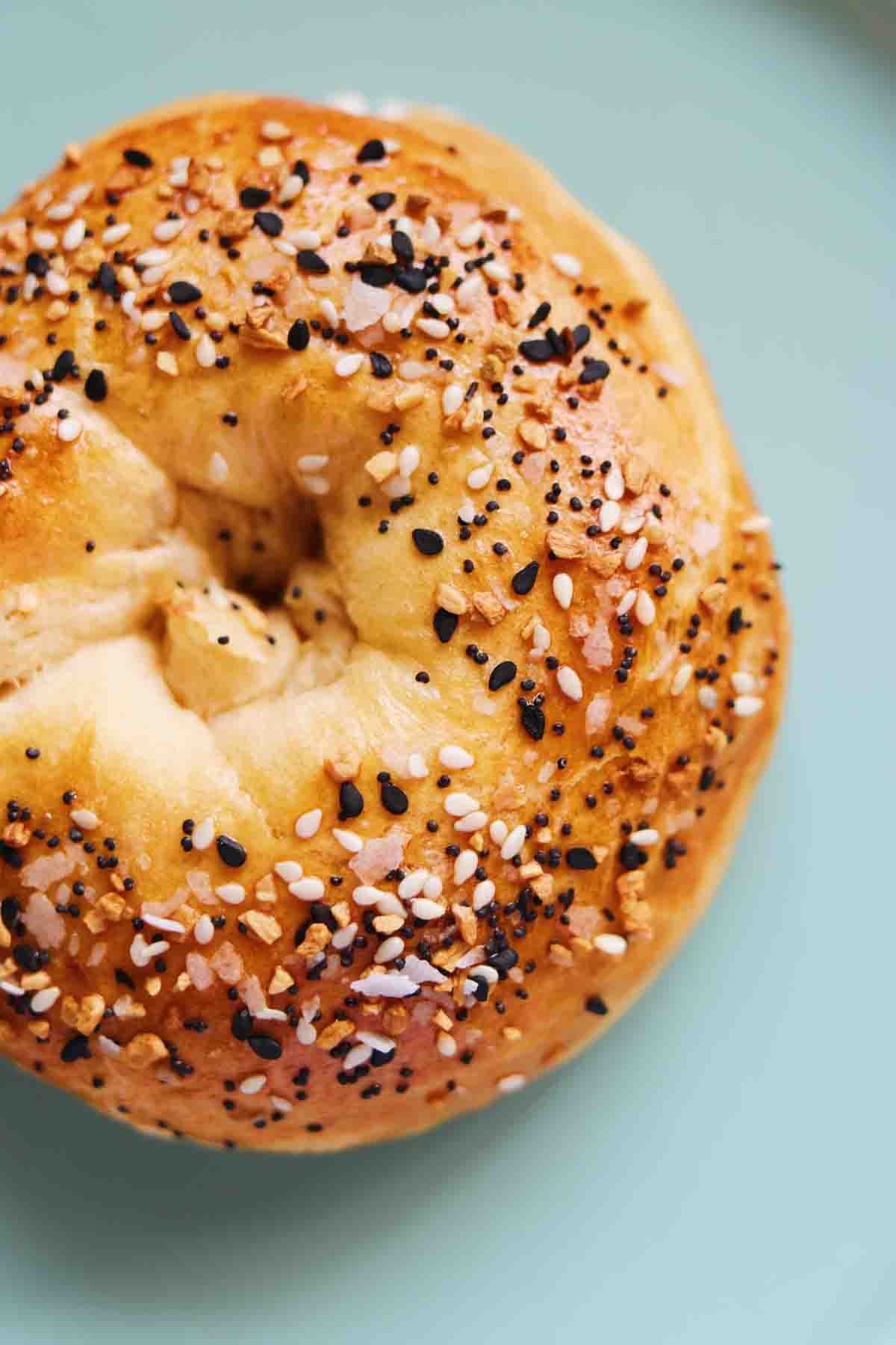 Shortcut Stuffed Bagels with Bacon Scallion Cream Cheese - Grilled ...