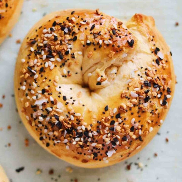 Shortcut Stuffed Bagels with Bacon Scallion Cream Cheese - Grilled ...