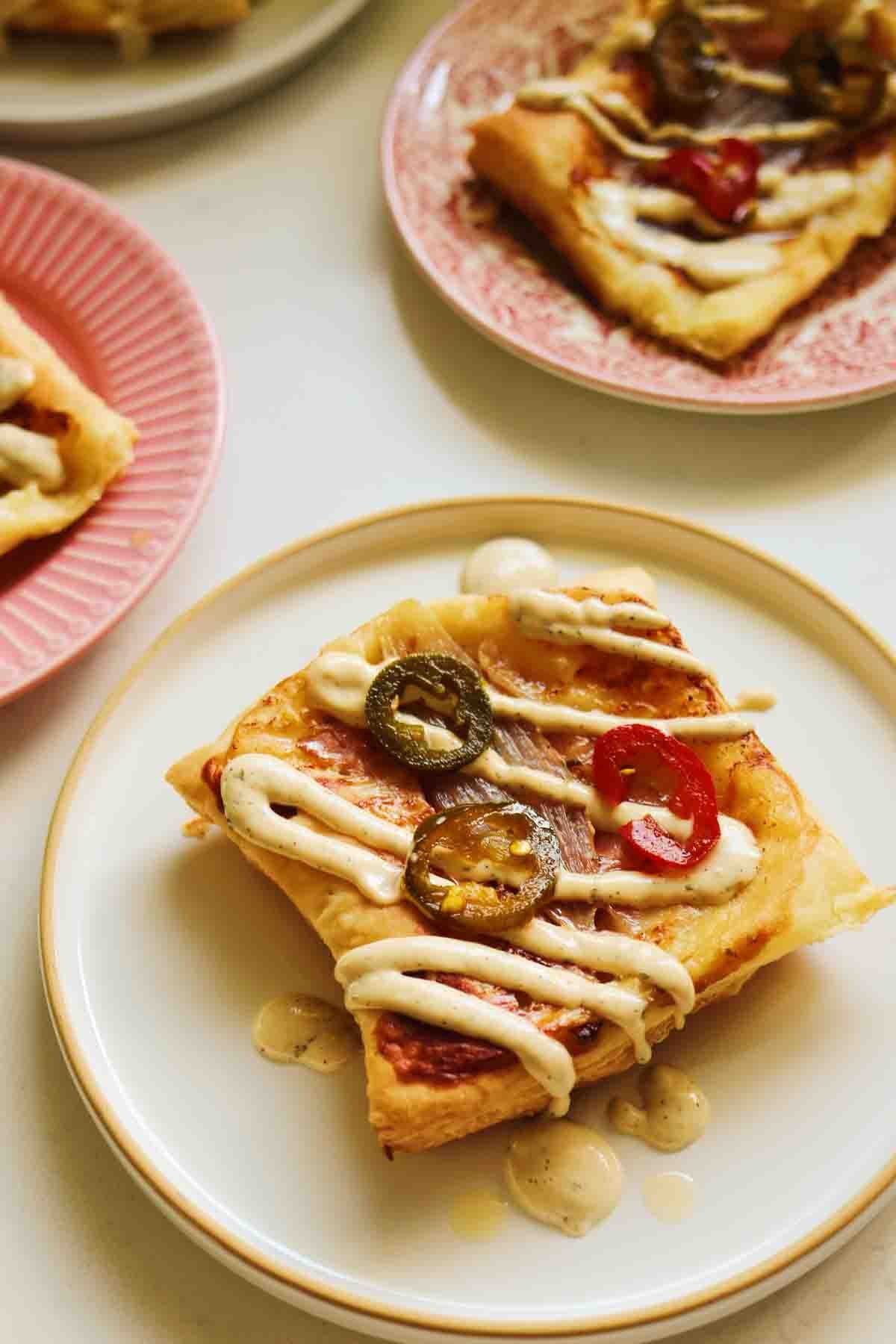 Viral Upside Down Puff Pastry with Ham & Cheese - Grilled Cheese Social