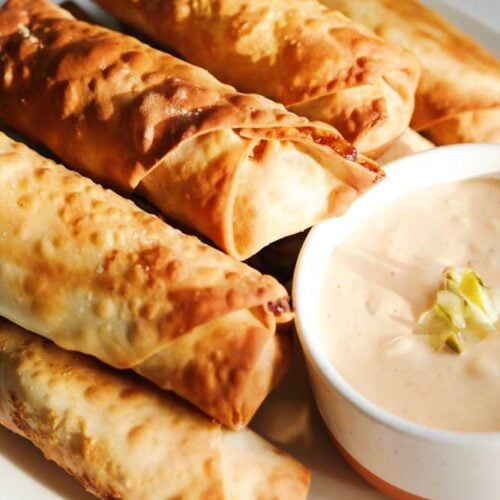 Cheeseburger Spring Rolls - Inspired by Disney - Grilled Cheese Social