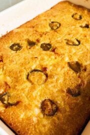 Jiffy Spoon Bread Recipe with Cheddar Cheese & Candied Jalapenos ...