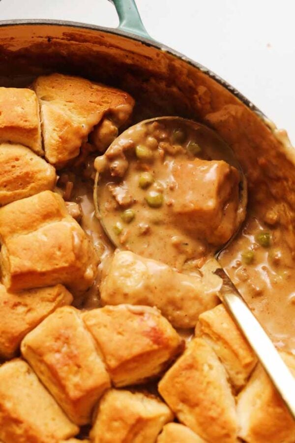 Creamy Beef Pot Pie with Gorgonzola - Grilled Cheese Social