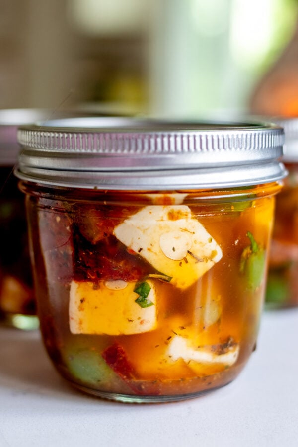 Easy Marinated Cheese Appetizer Recipe with Salami & Pickles - Grilled ...