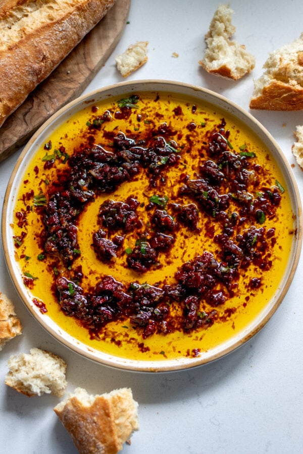 Olive Oil & Balsamic Vinegar Bread Dip - The Best Recipe! - Grilled ...