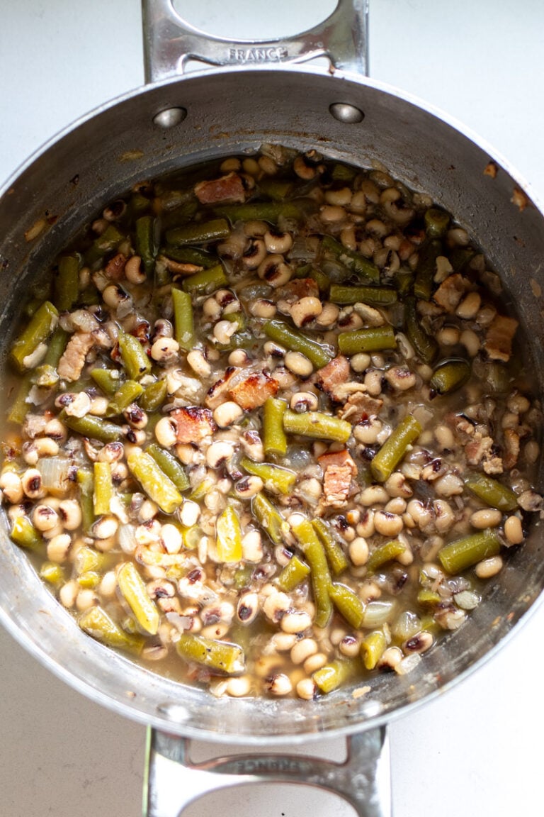 Mama's Field Peas with Snaps Recipe (Southern Style) - Grilled Cheese ...