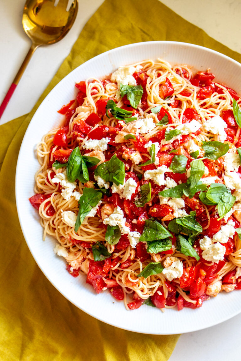 Bruschetti - Easy Bruschetta Pasta Salad Recipe - Grilled Cheese Social