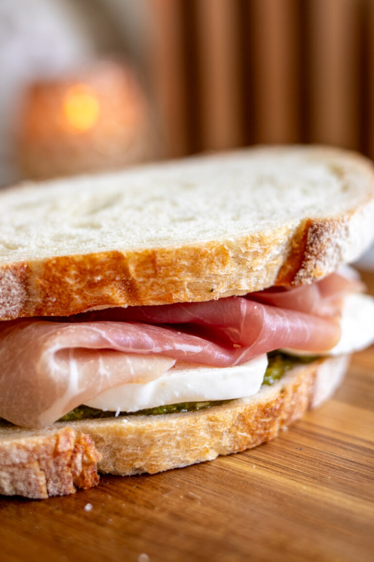 Easy Panini Recipe - Grilled Italian Sandwich with Mozzarella - Grilled ...