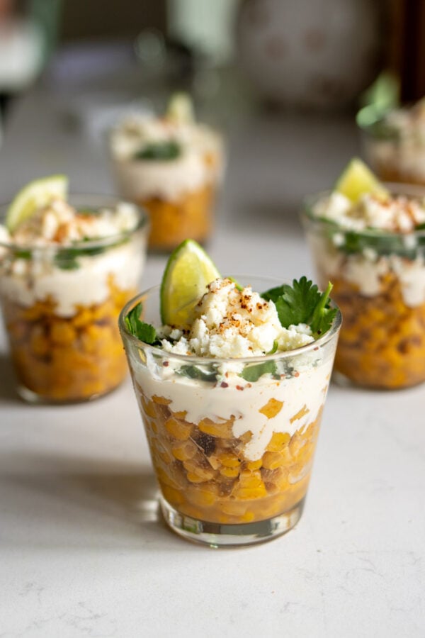 Elote in a Cup Recipe (Esquites - Mexican Street Corn Salad) - Grilled ...