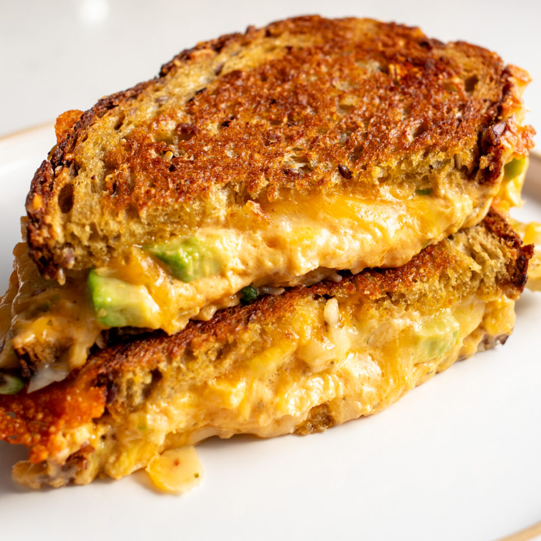 Buffalo Chicken Dip Grilled Cheese with Avocado (Buffa-cado Melt ...