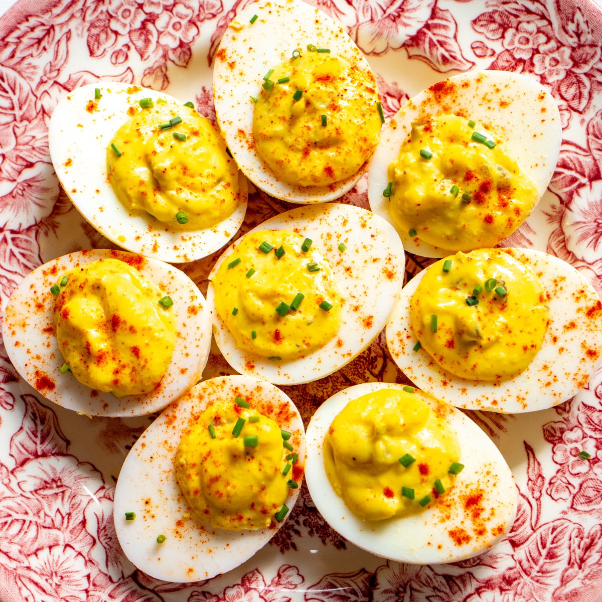 Easy Classic Southern Deviled Eggs with Relish - Grilled Cheese Social