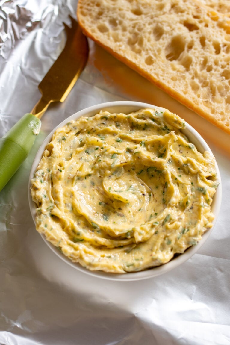 Old School Garlic Bread Spread Recipe (with Garlic Powder) - Grilled ...