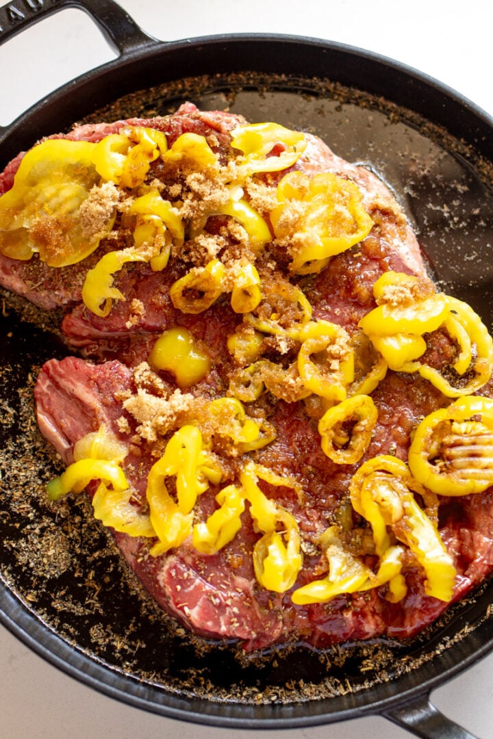 Easy Slow Cooked Pulled Beef Recipe (Crockpot or Oven) - Grilled Cheese ...