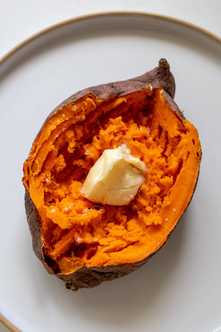 The Best Microwave Sweet Potato Recipe (Quick & Easy) - Grilled Cheese ...