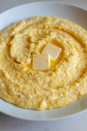 Quick and Easy Cheesy Polenta Recipe (with parmesan) - Grilled Cheese ...