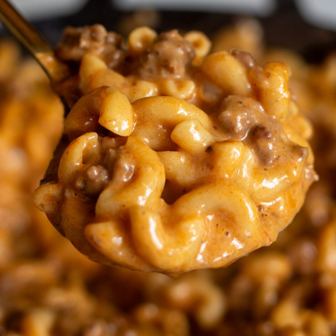Cheeseburger Macaroni Recipe (Homemade Hamburger Helper) - Grilled ...