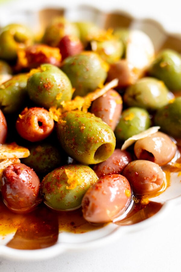 Quick, Easy & Delicious Marinated Olives Recipe - Grilled Cheese Social