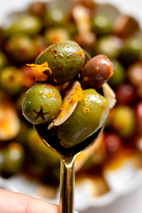Quick, Easy & Delicious Marinated Olives Recipe - Grilled Cheese Social