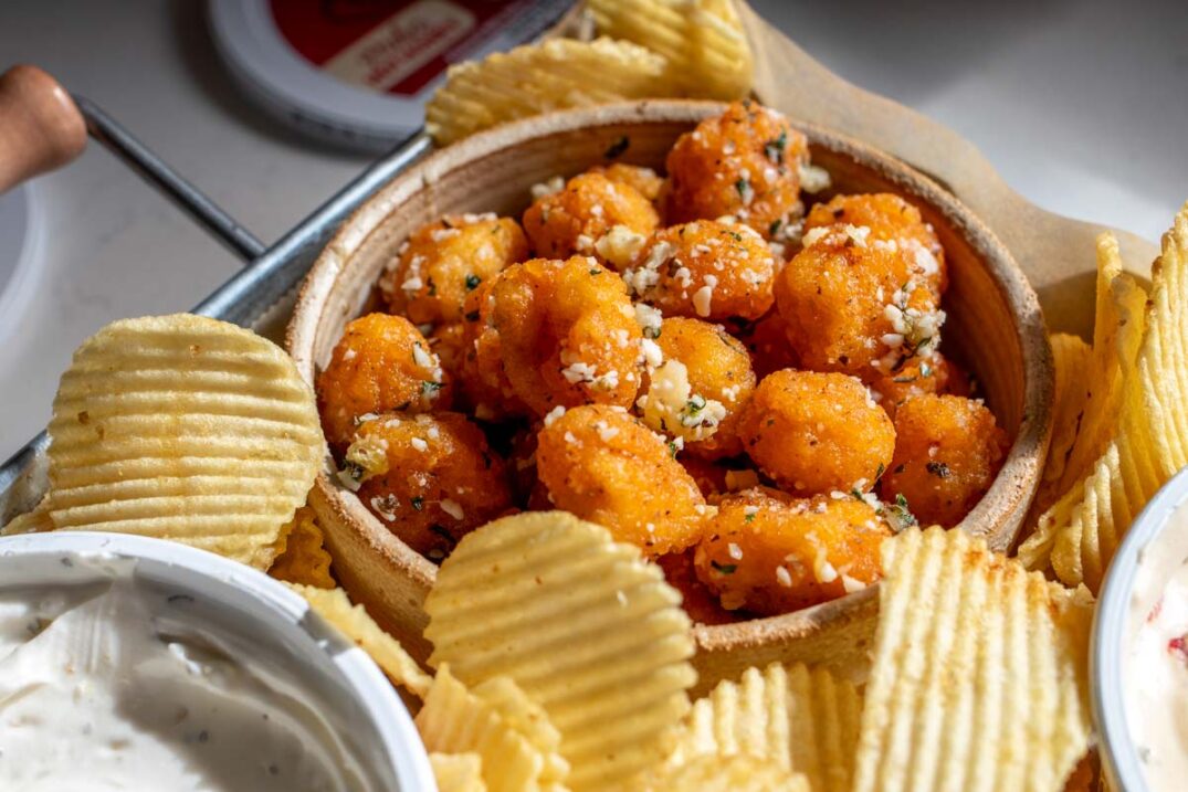 Saucy Nugget Platter with Heluva Good! Dips - Grilled Cheese Social